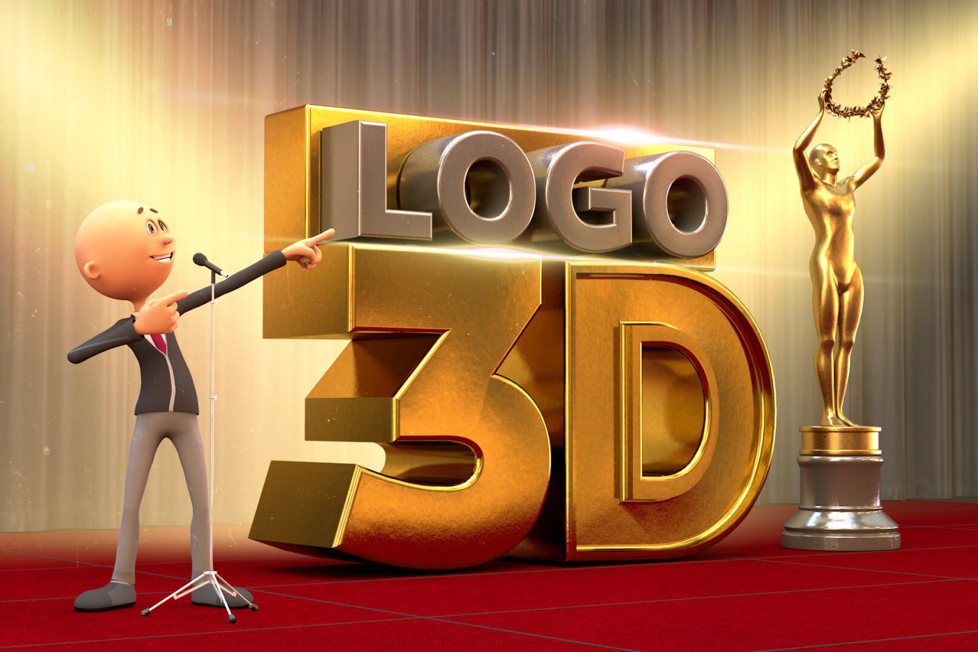 Logo 3D - Logotipo 3D - Modernize o logotipo da sua empresa